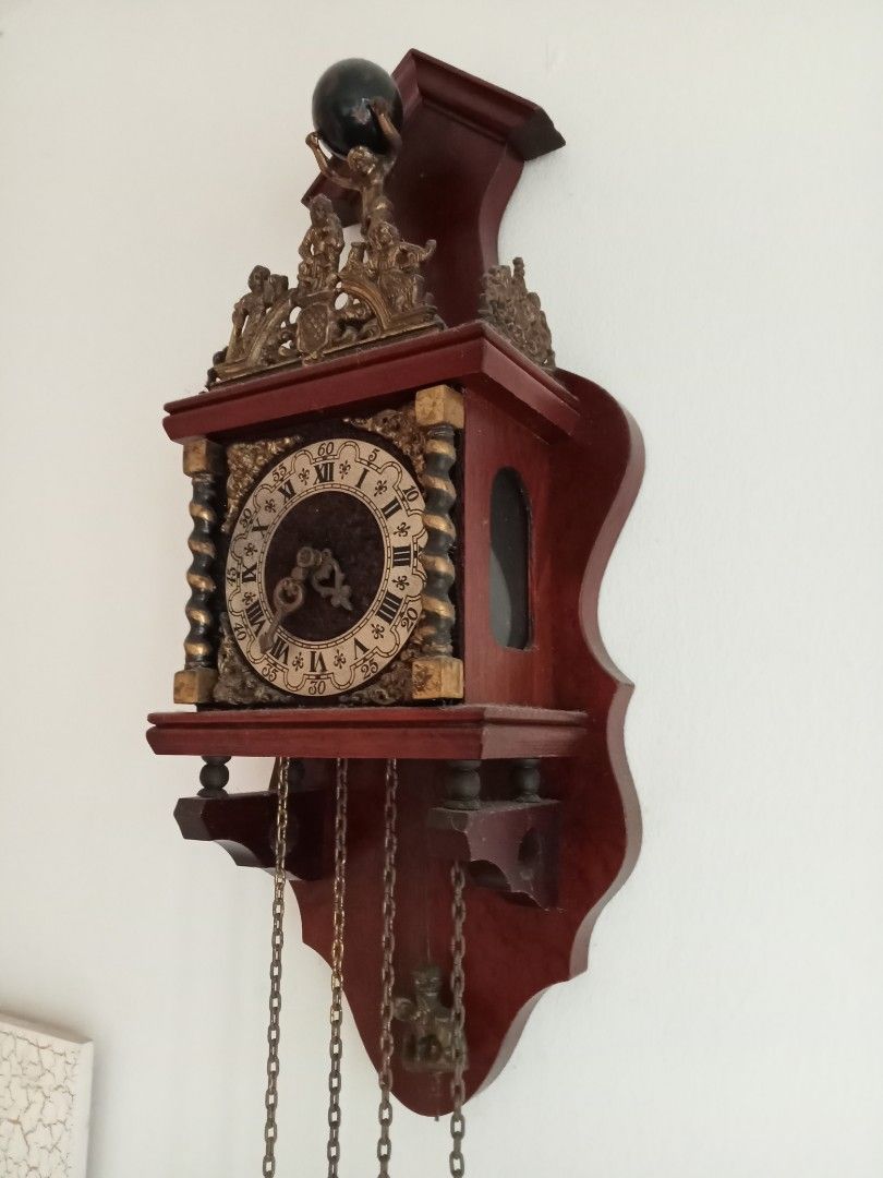 Antique clock (Nederland), Furniture & Home Living, Home Decor, Clocks ...