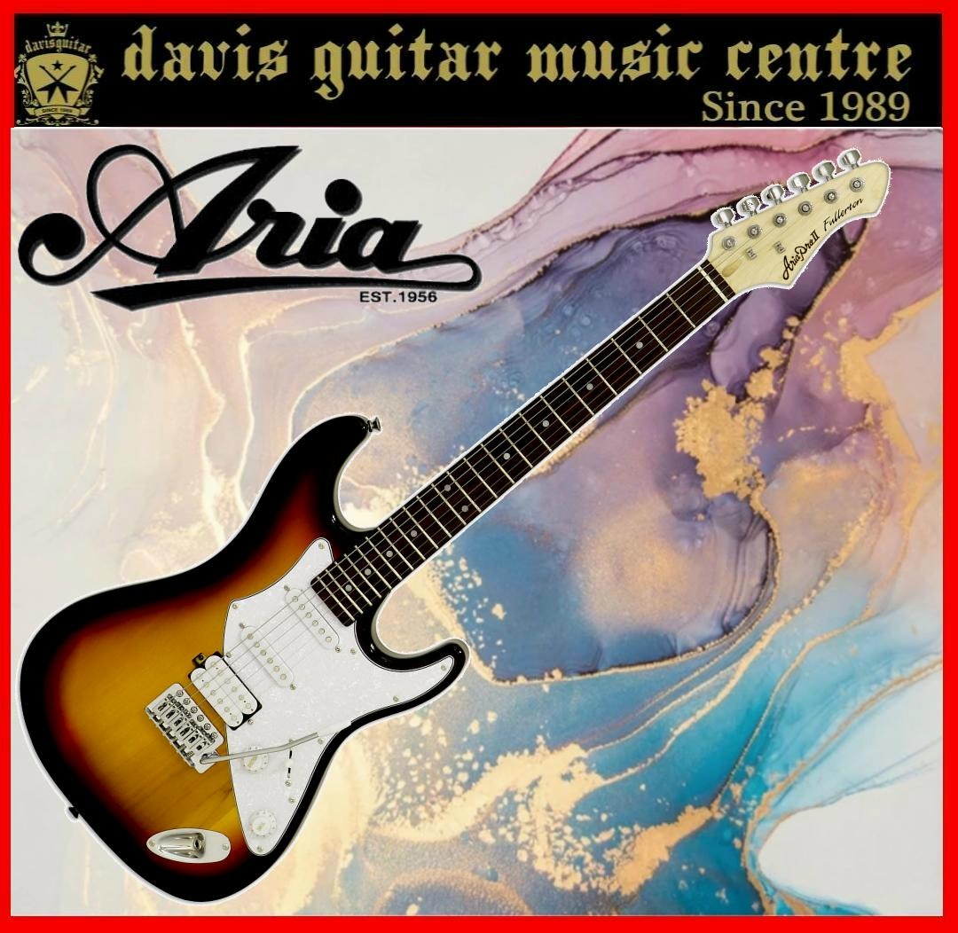 Aria 714 STD Electric Guitar Sunburst Design In Japan, Hobbies & Toys ...