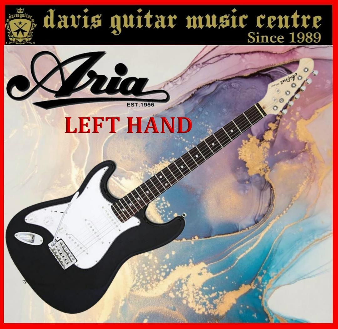 Aria Left Hand Electric Guitar STG-003 Sunburst Design In Japan ...