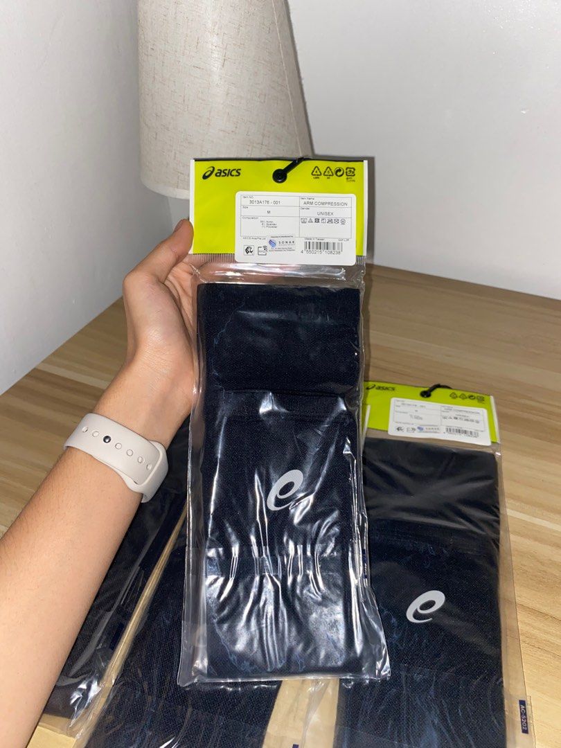 Asics arm sleeves/arm compression sleeves on Carousell