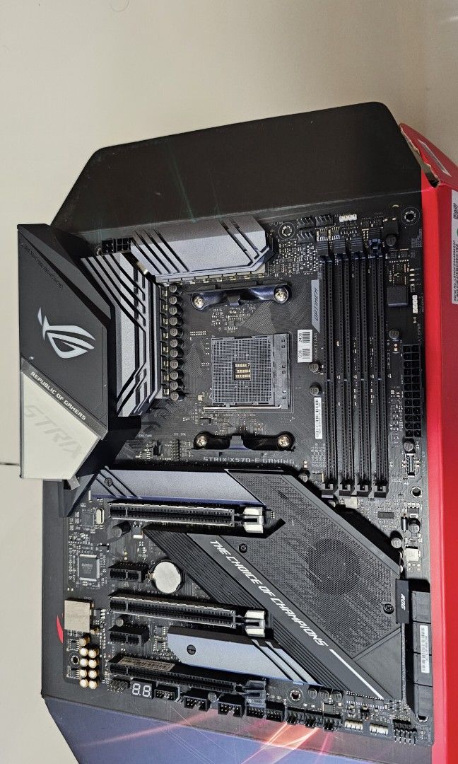 Asus Rog Strix X570-E Gaming motherboard, Computers & Tech, Parts ...