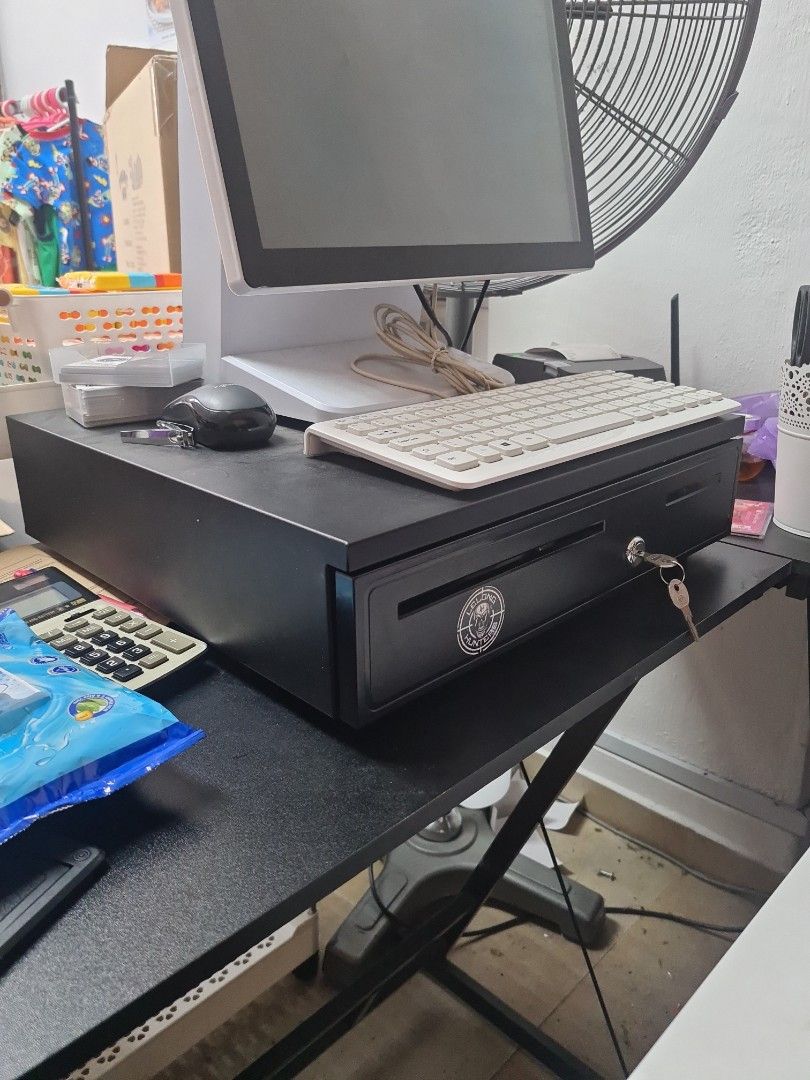 Automatic cash drawer with key, Furniture & Home Living, Security ...