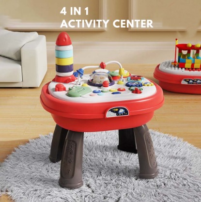 Baby Activity Center 2-In-1 Multi Functional Active Learning Center ...