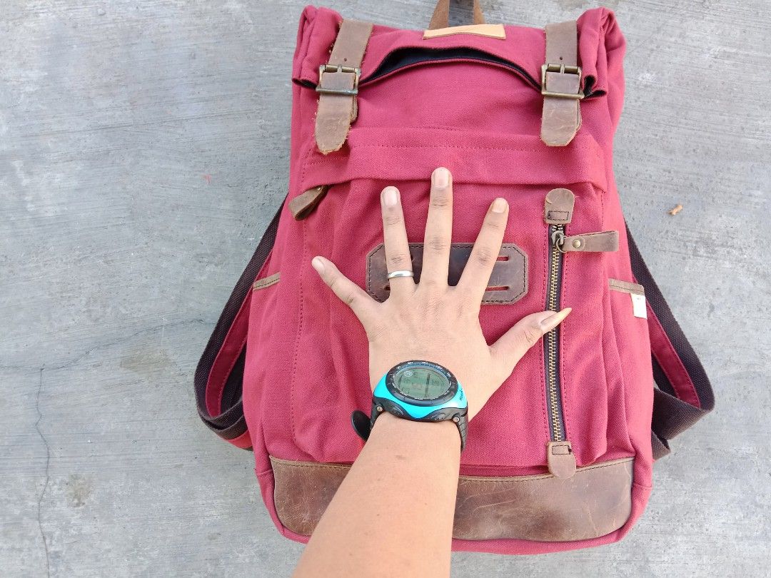 Bacpack GANDYS x kangol x porter, Fesyen Pria, Tas & Dompet , Ransel di ...