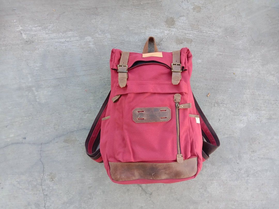 Bacpack GANDYS x kangol x porter, Fesyen Pria, Tas & Dompet , Ransel di ...