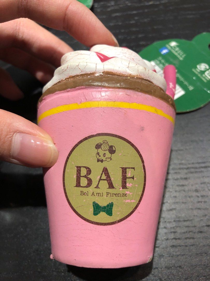 BAF set meal squishy (baguette sandwich, ice cream, coffee drink ...