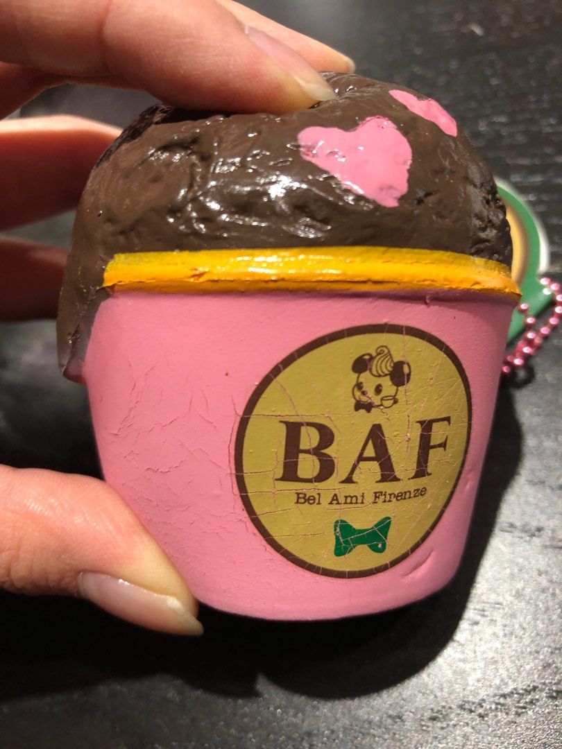 BAF set meal squishy (baguette sandwich, ice cream, coffee drink ...