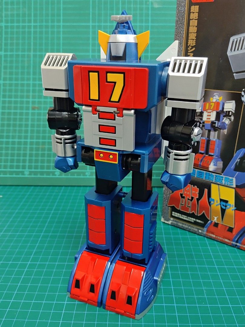 BANDAI 大鐵人17 GD-17 超合金魂 懷舊合金 1999 Made in China, 興趣及遊戲, 玩具 & 遊戲類 ...
