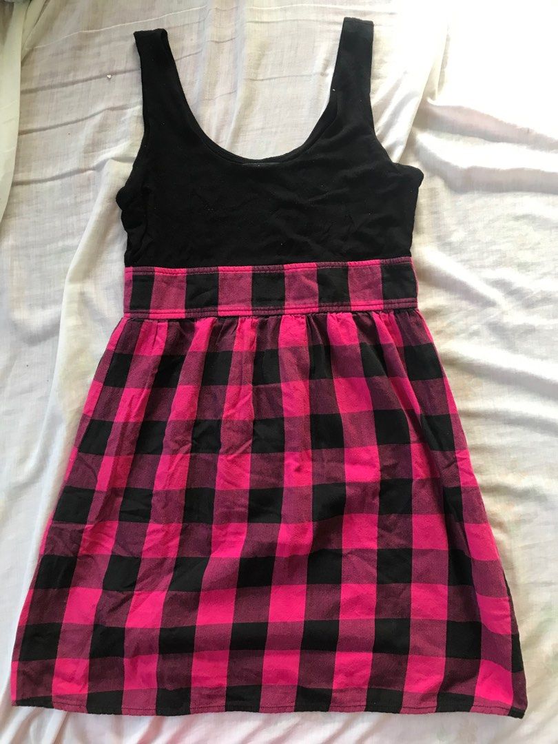 Barbie Checkered Dress, Women's Fashion, Dresses & Sets, Dresses on ...