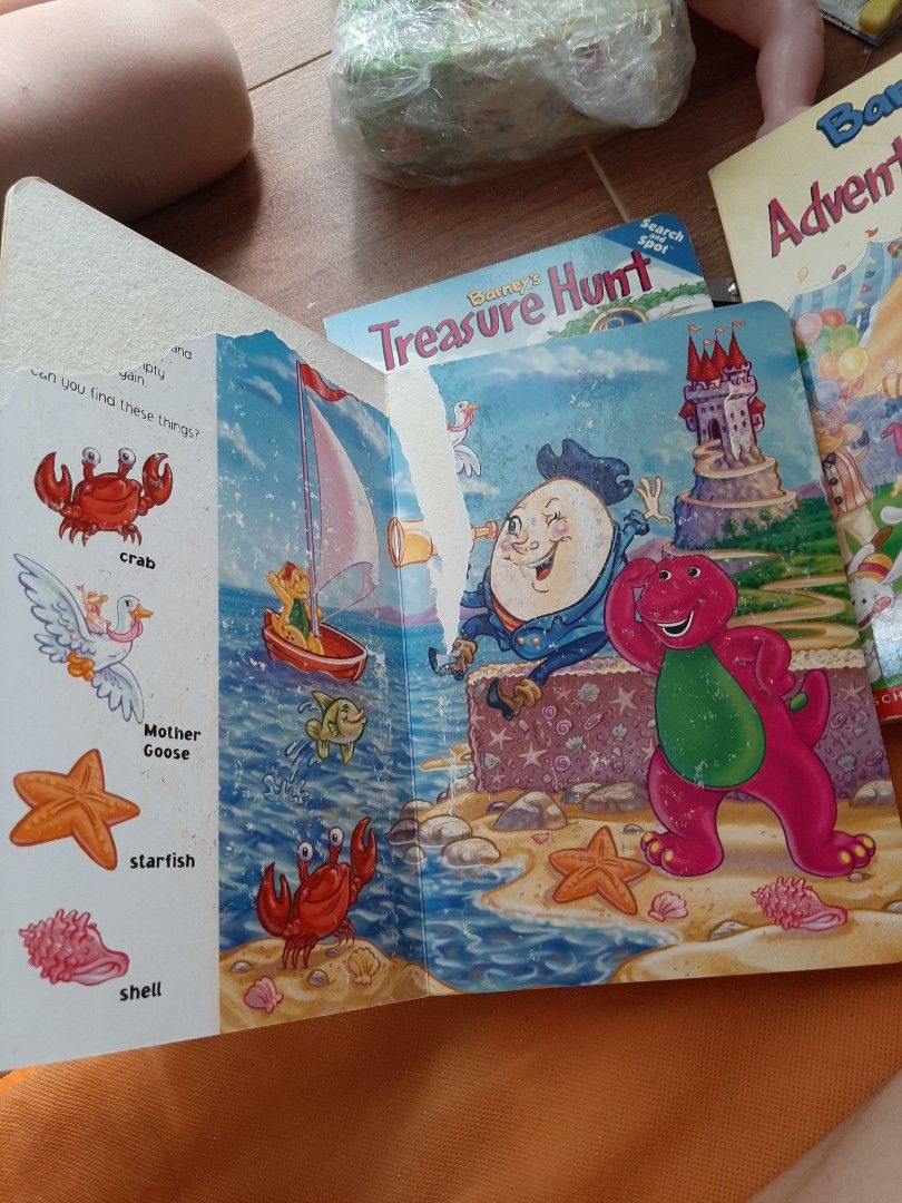 Barney's search & spot book set on Carousell