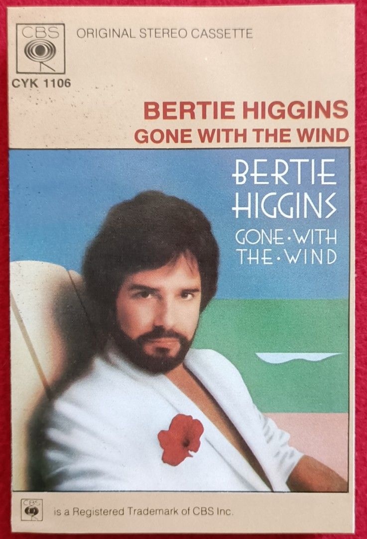 Bertie Higgins GONE WITH THE WIND Cassette Tape, Hobbies & Toys, Music ...