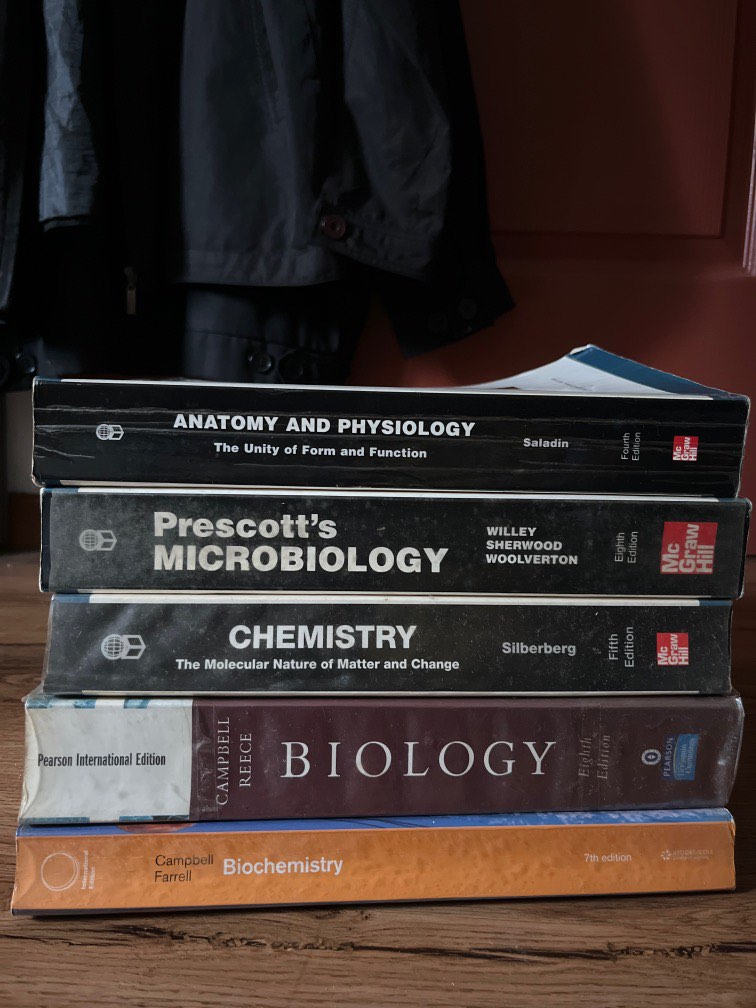 Biology/Biochemistry/Chemistry/Microbiology/Anatomy Textbooks, Hobbies ...