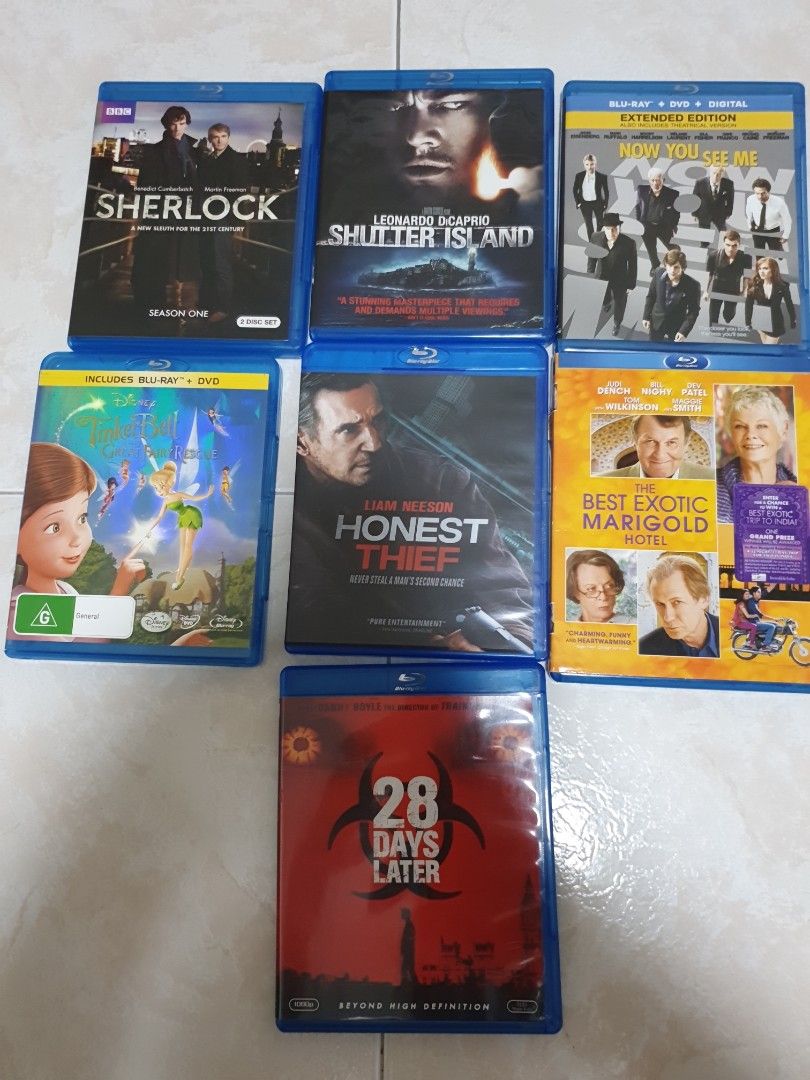 Blu Ray Movies, Hobbies & Toys, Music & Media, CDs & DVDs on Carousell