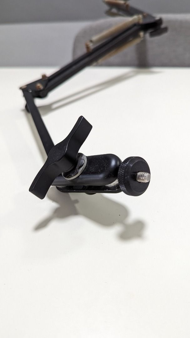 Boom Arm Desk Clamp - suitable for Mic Camera or Lighting with 360 ...
