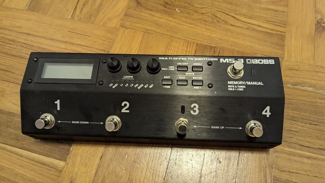 Boss MS-3 Multi-FX switcher system - hardly used, Hobbies & Toys, Music ...