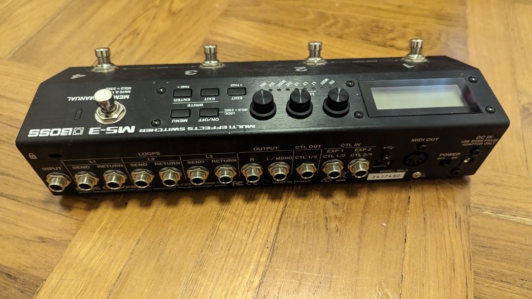 Boss MS-3 Multi-FX switcher system - hardly used, Hobbies & Toys, Music ...