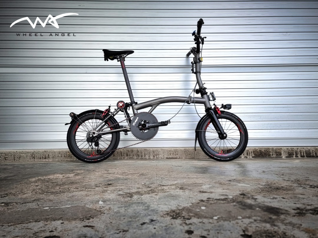 Brompton Titanium T Line Carbon Wheelset Ext Spd - Phil Woods & Onyx ...