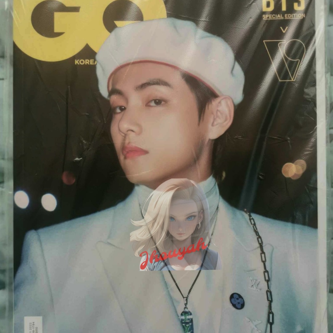 BTS V - GQ MAGAZINE (January 2022 Issue) on Carousell