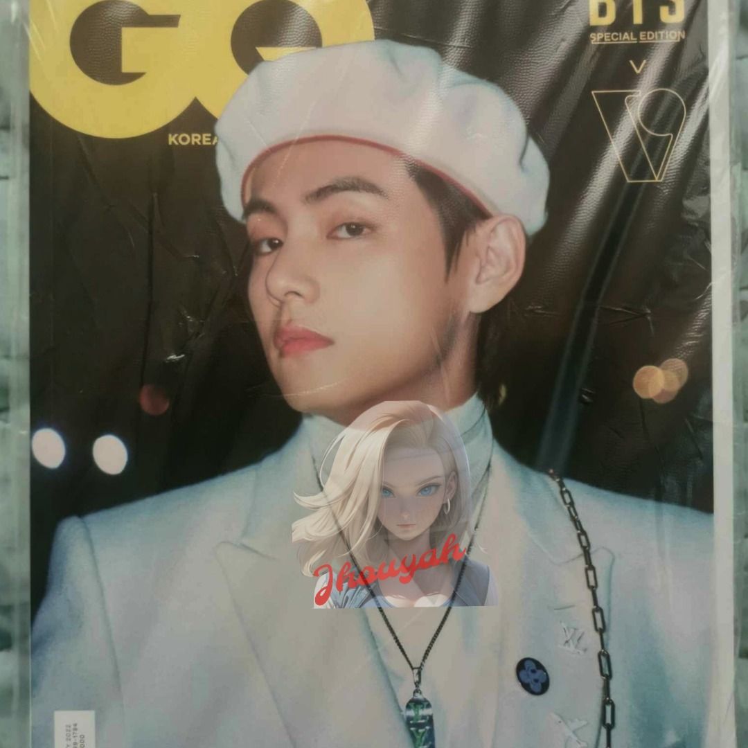 BTS V - GQ MAGAZINE (January 2022 Issue) on Carousell
