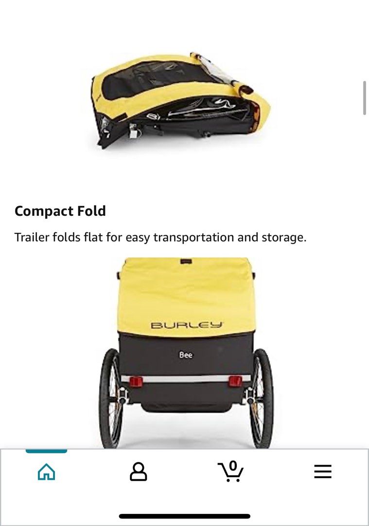 Burley Bee Trailer, Sports Equipment, Other Sports Equipment and ...