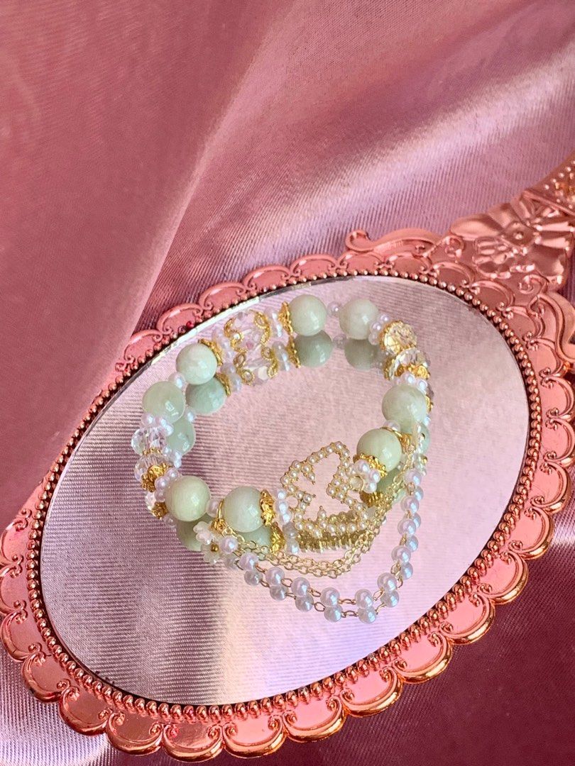 Butterfly Serpentine Jade Crystal Bracelet, Women's Fashion, Jewelry ... Butterfly Serpentine Jade Crystal Bracelet, Women's Fashion, Jewelry ...