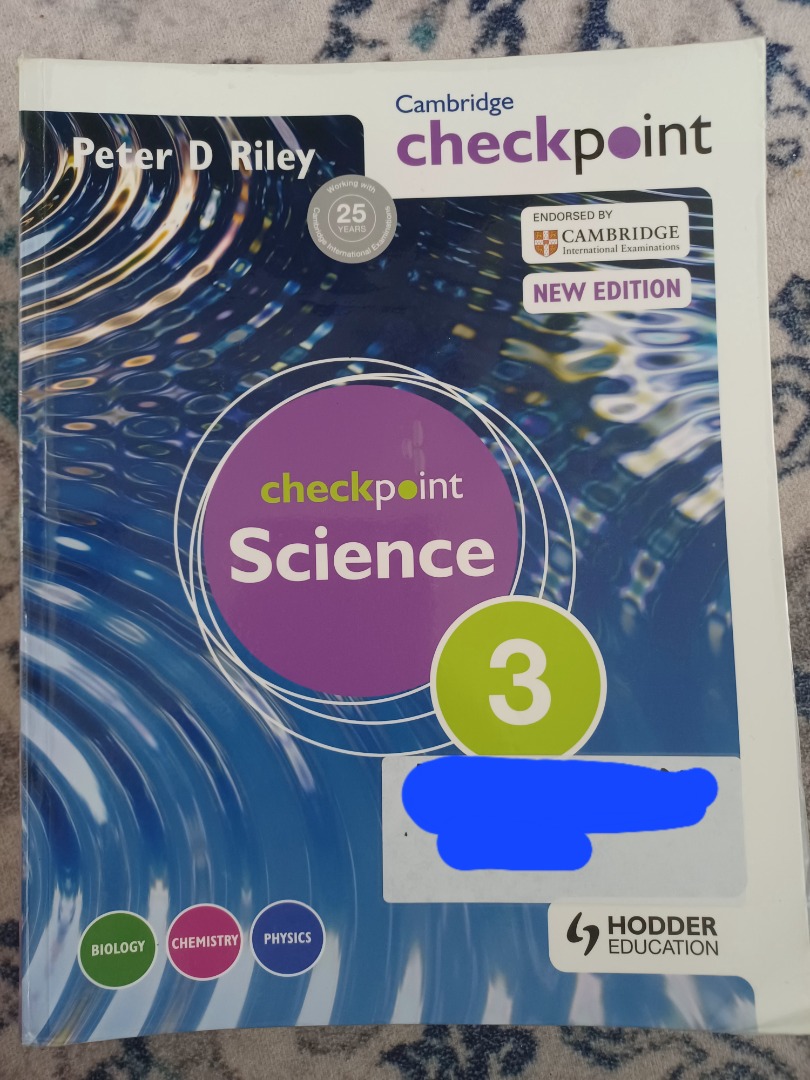 CAMBRIDGE CHECKPOINT SCIENCE 3 Peter D Riley, Hobbies & Toys, Books ...