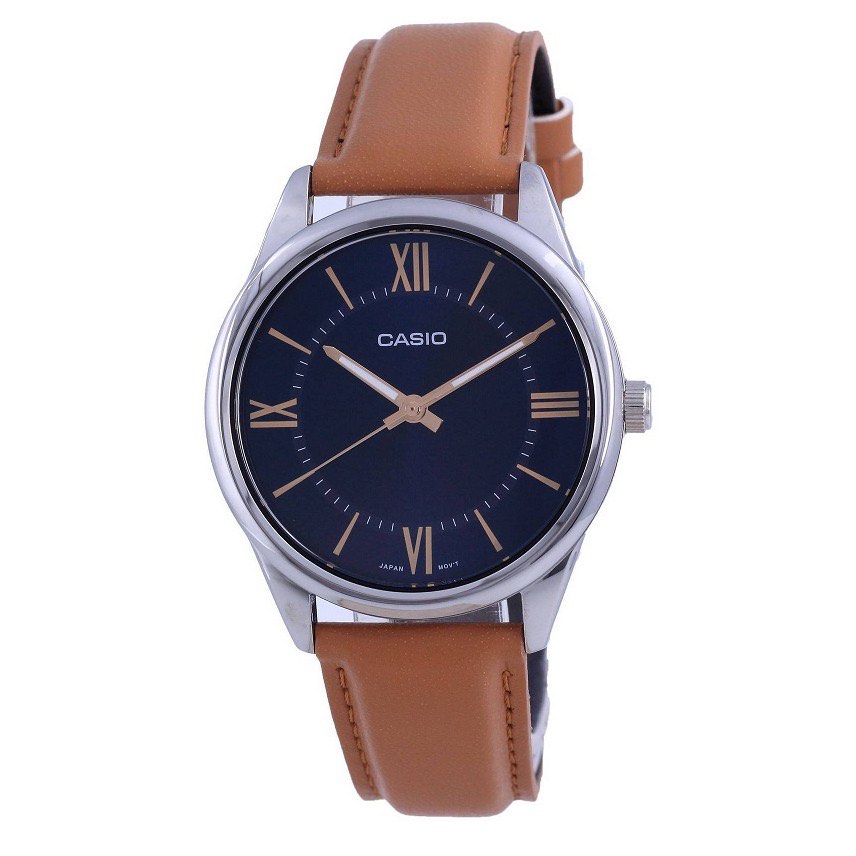Casio Quartz 40mm Stainless Steel MTPV005L-2B5, Men's Fashion, Watches ...