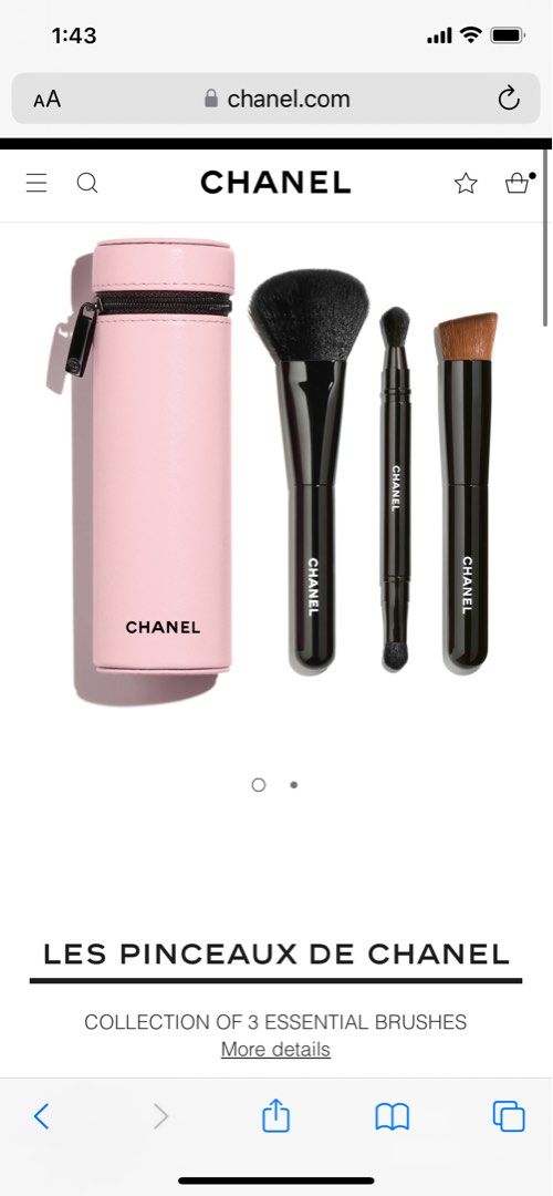 Chanel Beauty Limited Edition Codes Couleur Makeup Brush Set (Ballerina ...