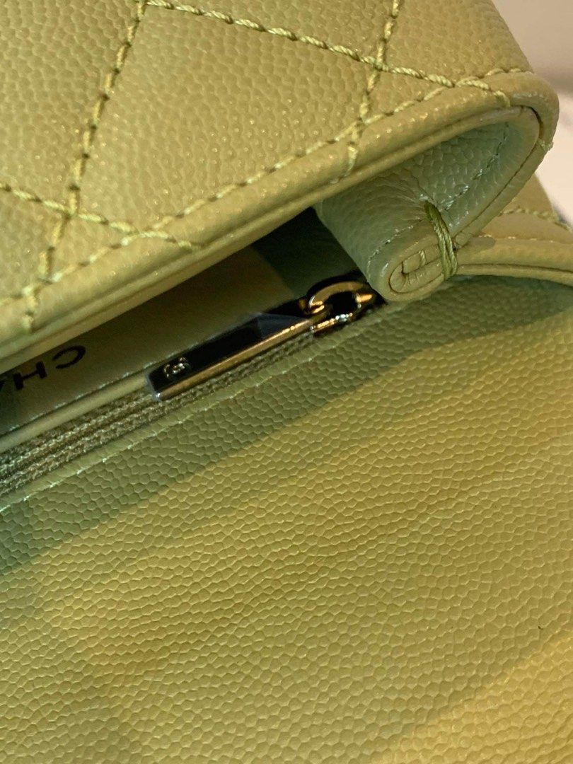 Channel Coco Green Caviar, Luxury, Bags & Wallets on Carousell