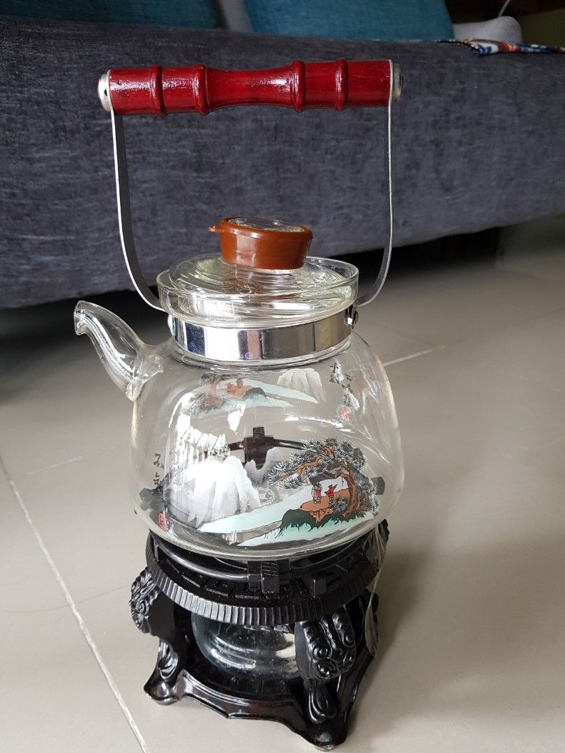 Chinese tea set burner (stove), Furniture & Home Living, Kitchenware ...