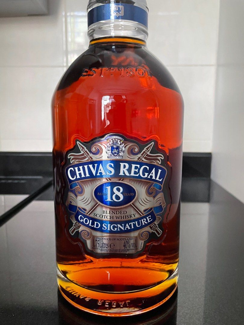 Chivas Regal Aged 18 years 1.75L, Food & Drinks, Alcoholic Beverages on ...