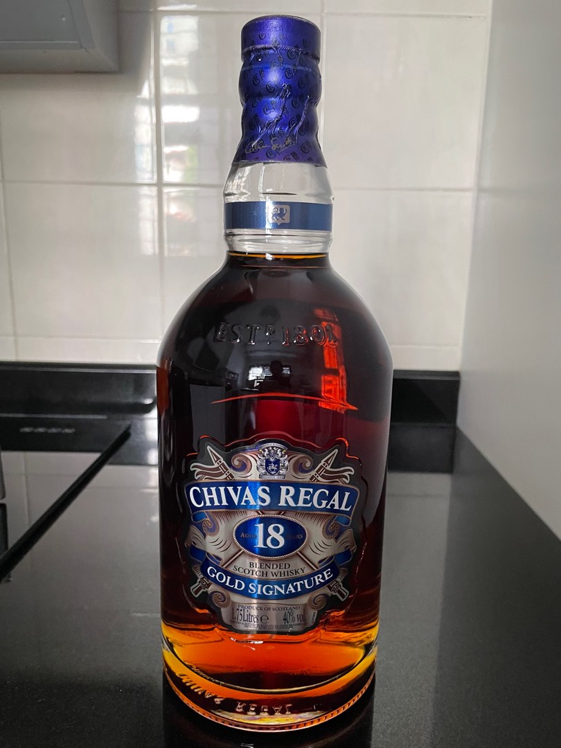 Chivas Regal Aged 18 years 1.75L, Food & Drinks, Alcoholic Beverages on ...