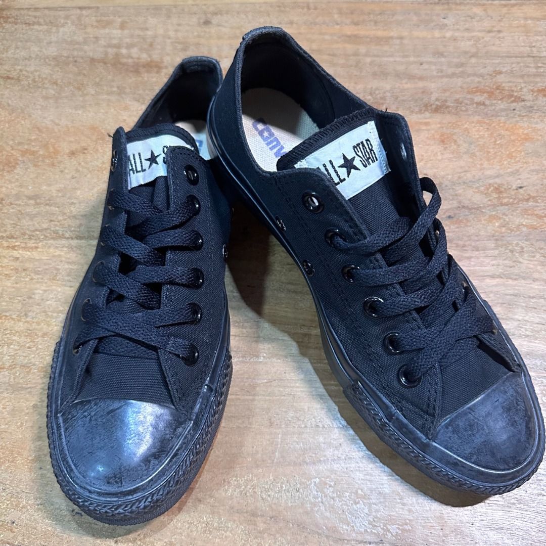 Chuck Taylor All Star Classic Low Top Monochrome Black Unisex (Men's 5. ...