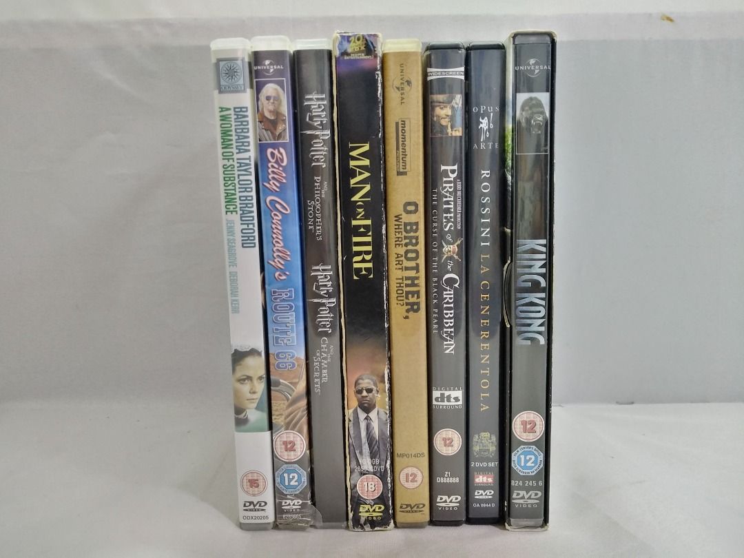 Classic blockbuster double disc DVD movies from the UK @ 220 each on ...