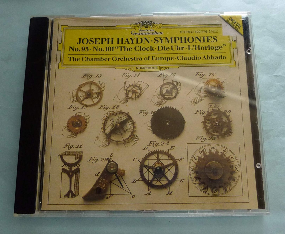 亞巴頓Claudio Abbado Joseph Haydn Symphonie The Clock德國銀圈舊版 古典樂發燒天碟No Ifpi ...