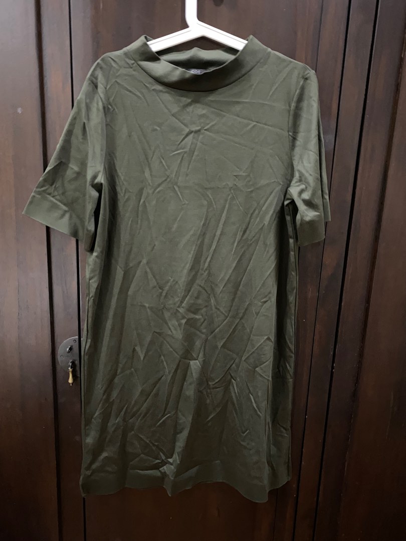 COS army green khaki dress, Women's Fashion, Dresses & Sets, Dresses on ...