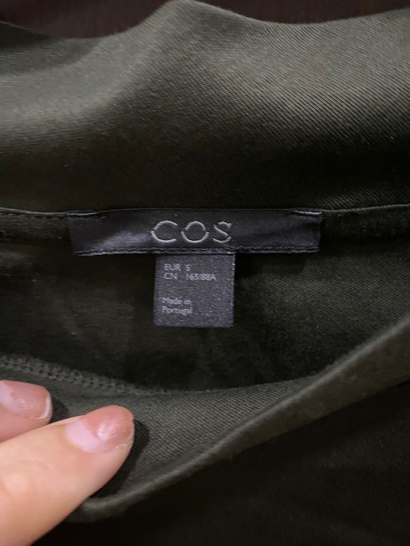 COS army green khaki dress, Women's Fashion, Dresses & Sets, Dresses on ...