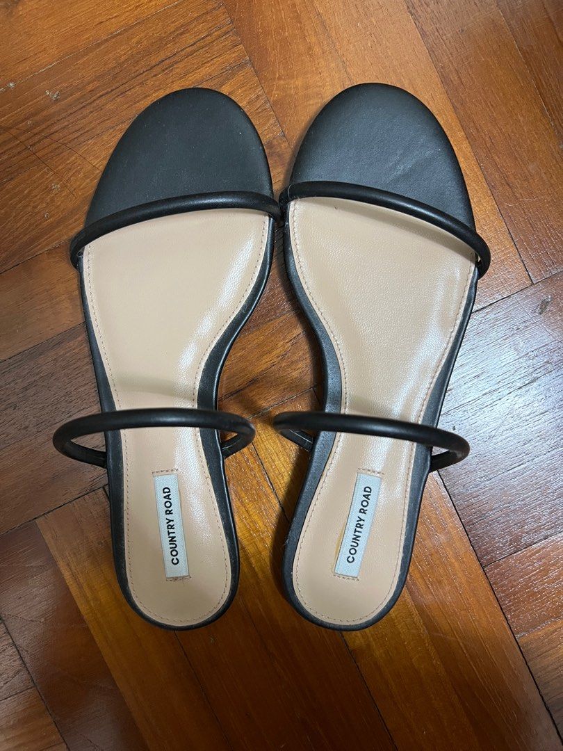 Country Road Slides (Black), Women's Fashion, Footwear, Sandals on ...