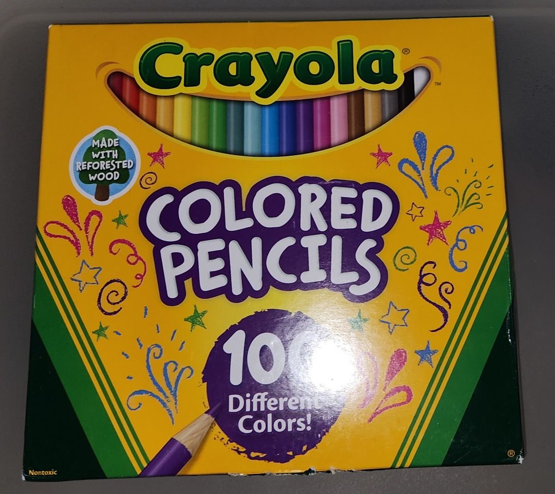 Crayola Colored Pencils - 100pcs set/Recommended for age 8 years & up ...