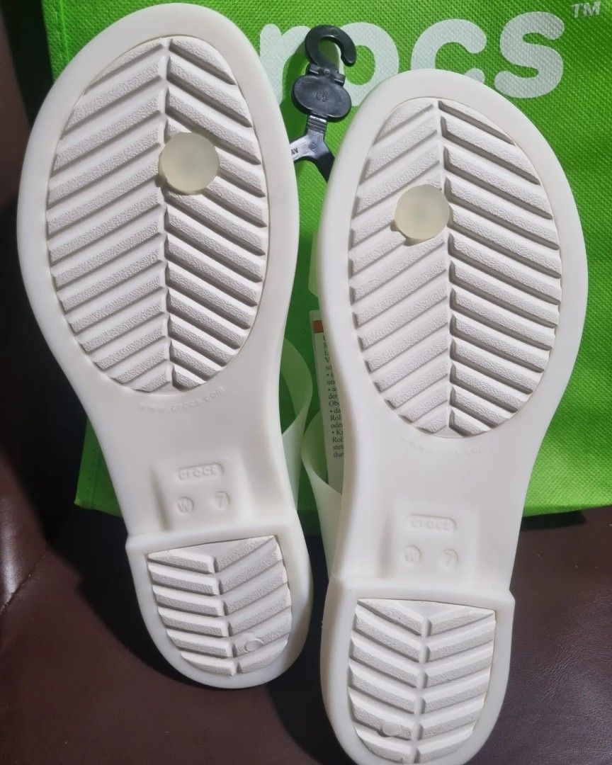 Crocs tulum translucent on Carousell