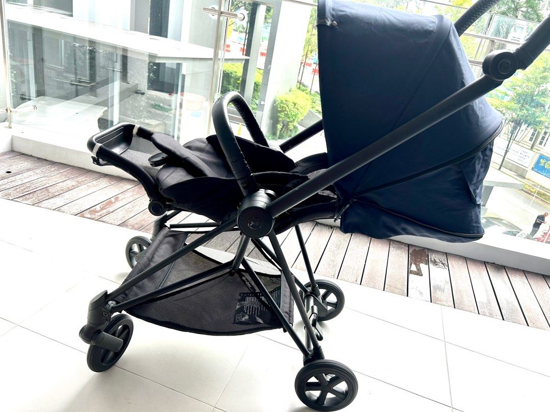 Cybex Mios Black/Blue stroller, Babies & Kids, Going Out, Strollers on ...
