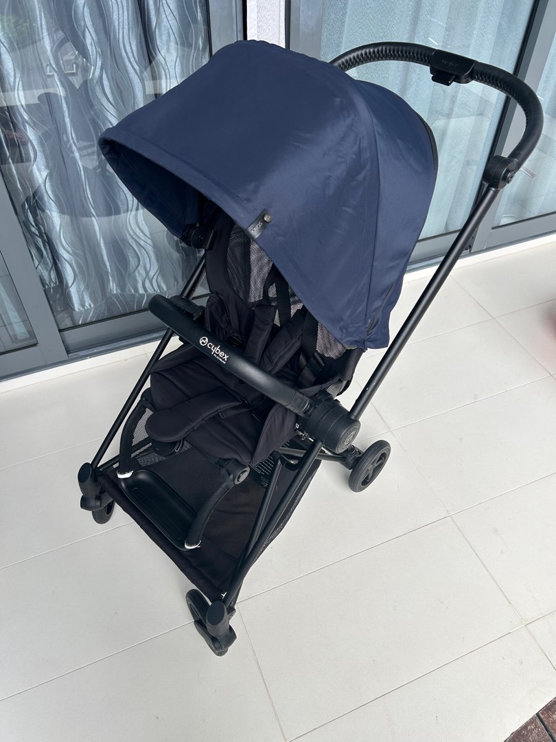 Cybex Mios Black/Blue stroller, Babies & Kids, Going Out, Strollers on ...