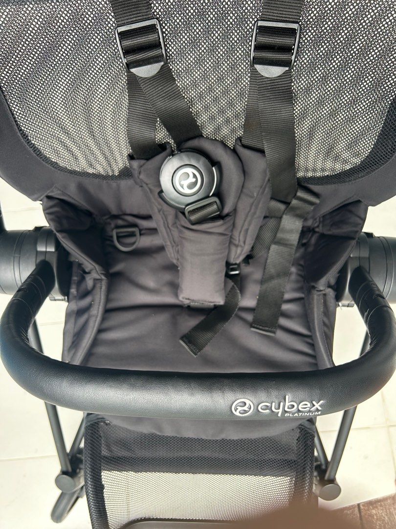 Cybex Mios Black/Blue stroller, Babies & Kids, Going Out, Strollers on ...