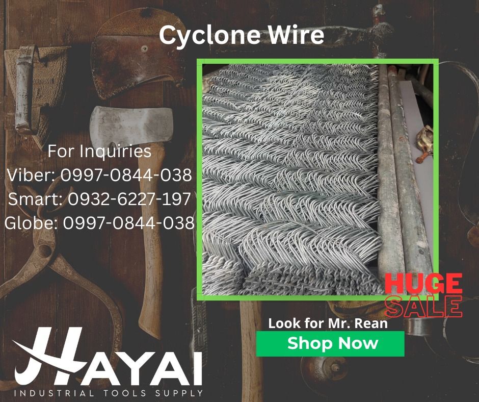 Cyclone Wire, Commercial & Industrial, Industrial Equipment on Carousell