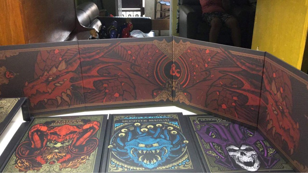 D&D Limited Edition Core Rule Book Set Alternate Cover on Carousell