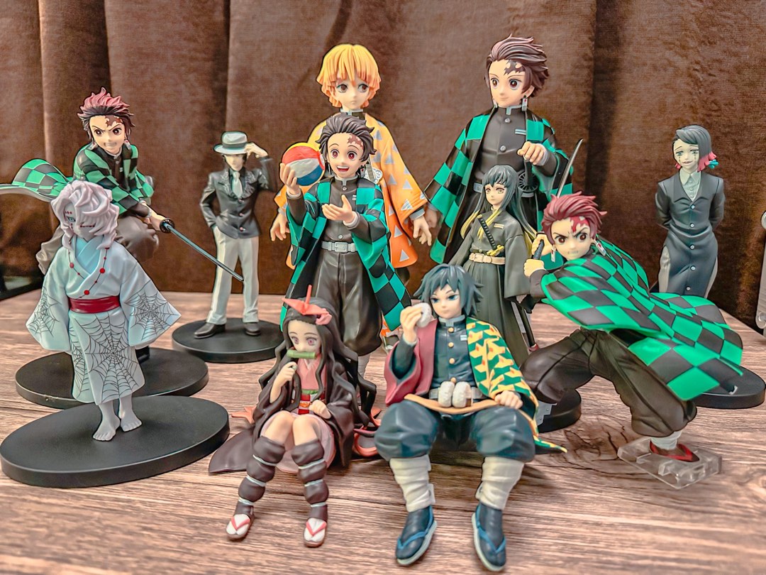 Demon Slayer Figures Set (100% Authentic), Hobbies & Toys, Toys & Games ...