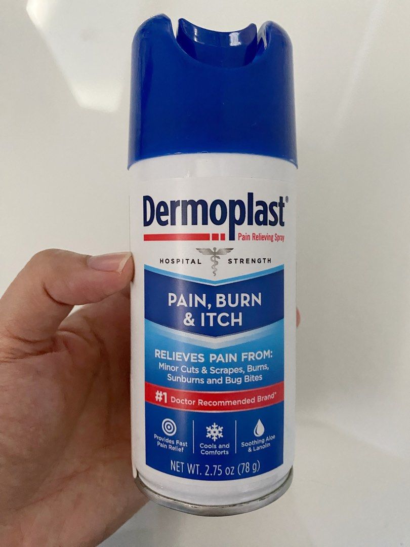 Dermoplast Pain Burn and Itch Postpartum Spray, Beauty & Personal Care ...