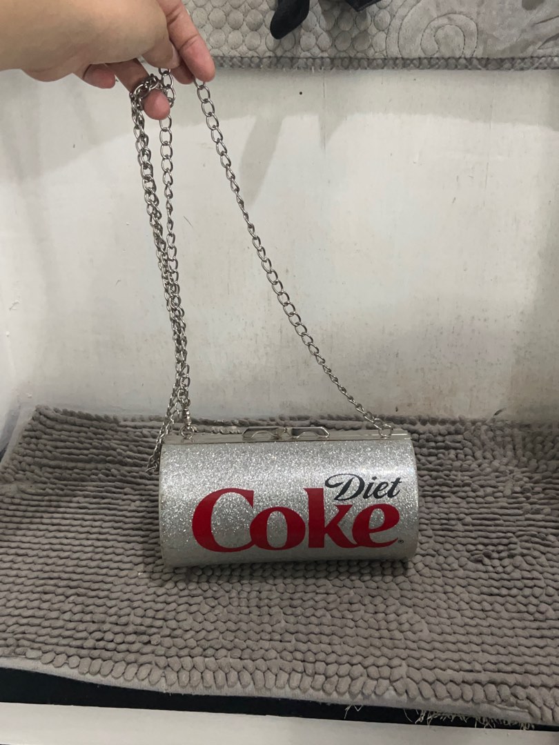 Diet Coke Barrel Clutch Bag, Women's Fashion, Bags & Wallets, Clutches ...
