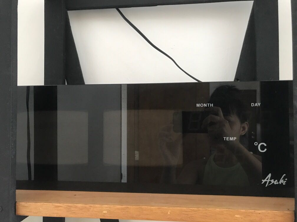 digital clocks asahi, Furniture & Home Living, Home Decor, Clocks on ...