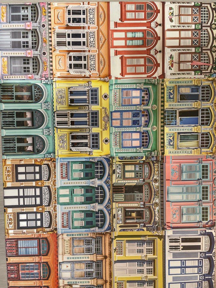 Displate Metal Poster of Iconic Singapore Shophouses!, Hobbies & Toys ...